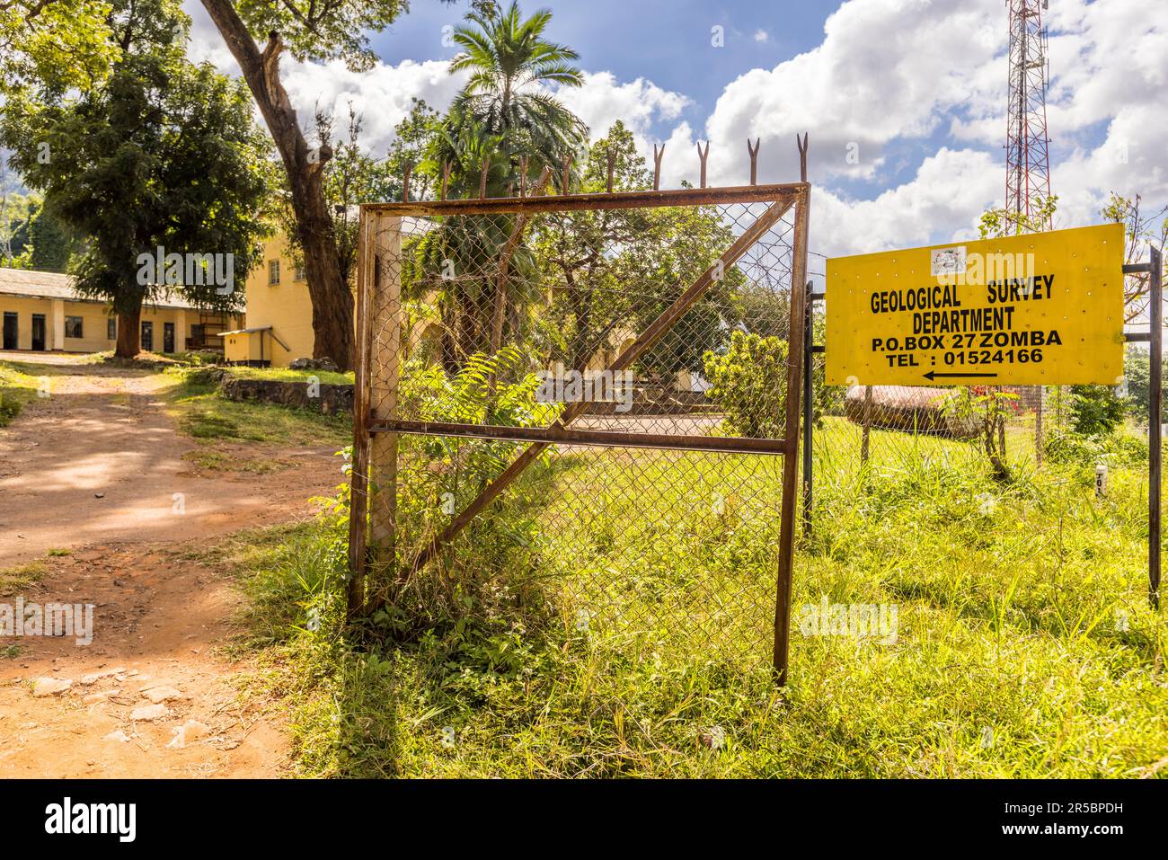 Colonial buildings in Zomba, Malawi Stock Photo - Alamy
