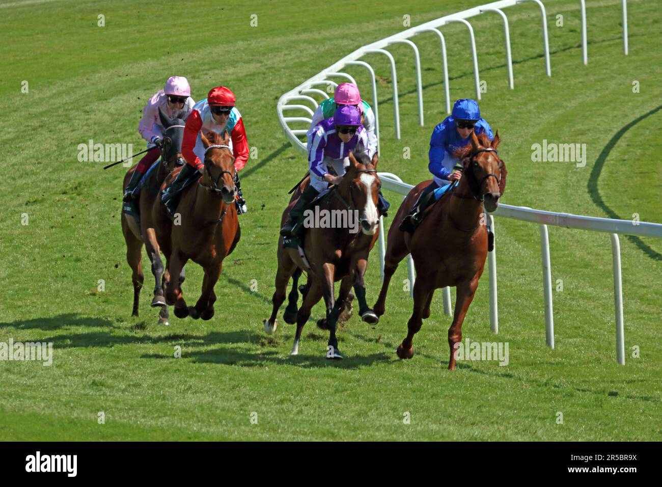 Epsom Downs Surrey, UK. 2nd June, 2023. The runners and riders come ...