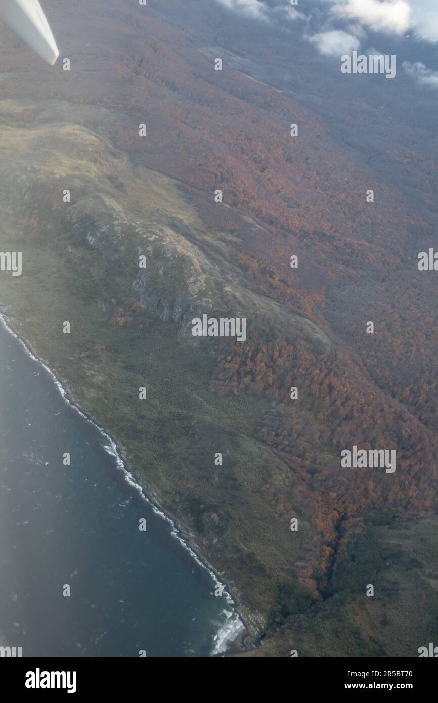 Earth landscape from airplane window Stock Photo - Alamy