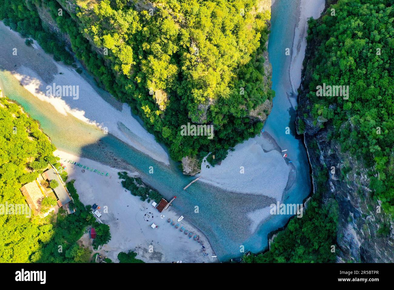 Lumi i Shales (Shala River) Albania Stock Photo - Alamy