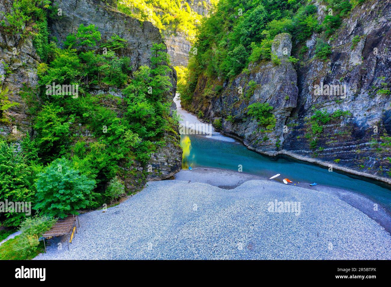 Lumi i Shales (Shala River) Albania Stock Photo - Alamy