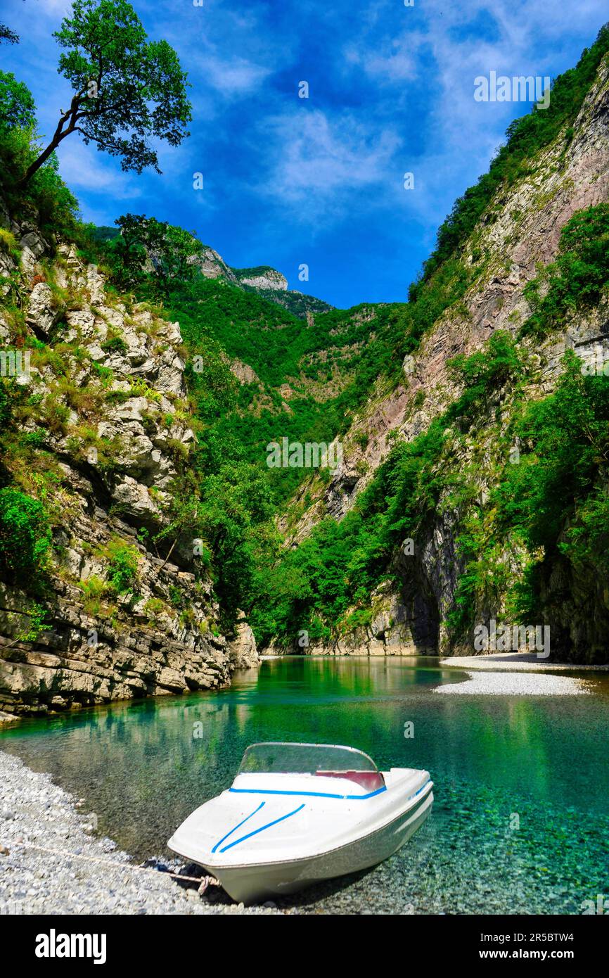 Lumi i Shales (Shala River) Albania Stock Photo - Alamy