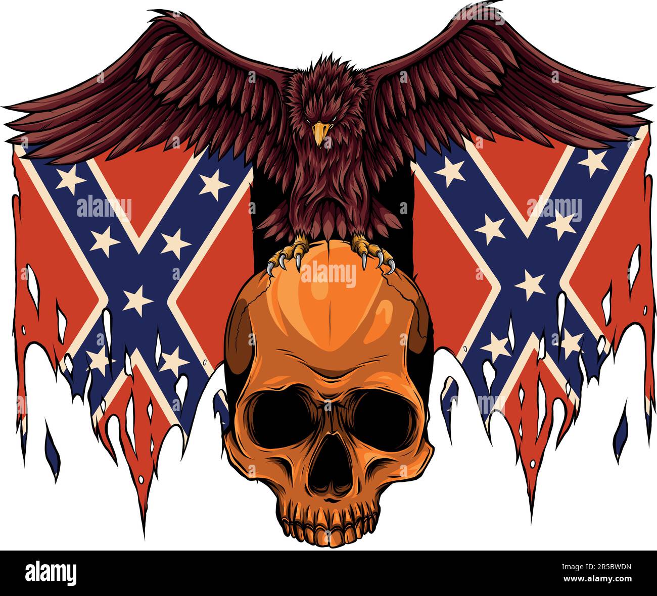 Confederate Flag Eagle Wallpaper