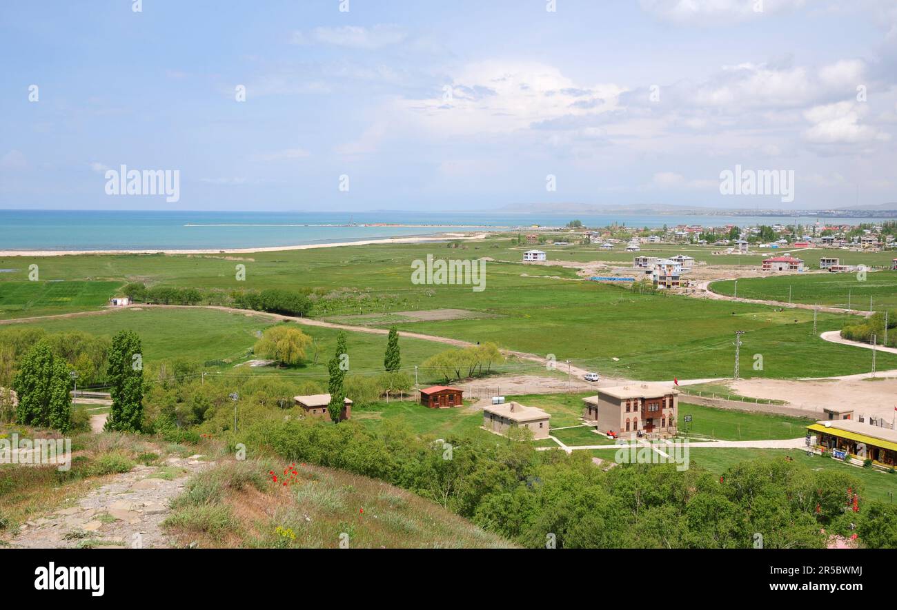 Van Castle, located in the city of Van, Turkey, was built during the ...