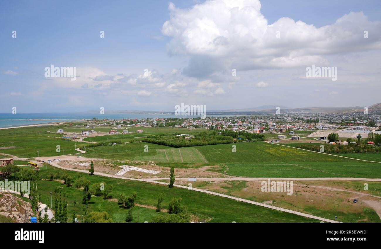 Van Castle, located in the city of Van, Turkey, was built during the ...