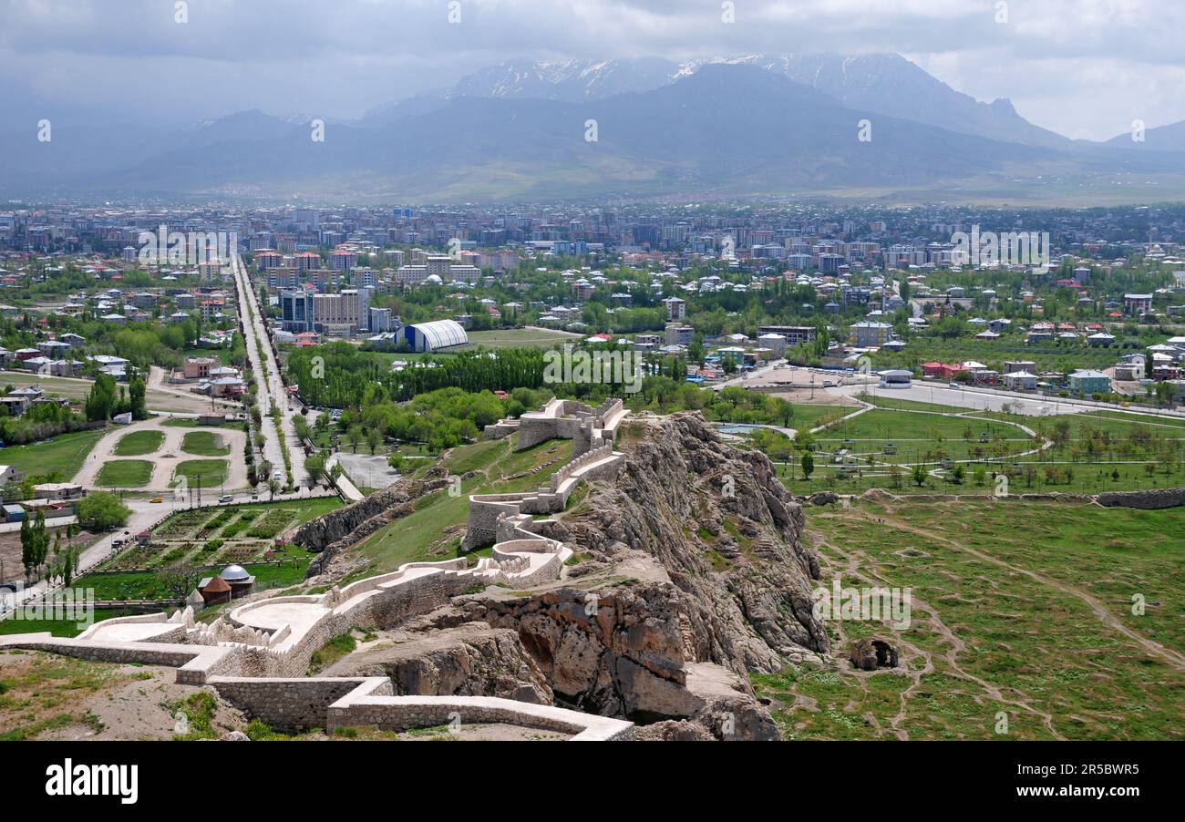 Van Castle, located in the city of Van, Turkey, was built during the ...