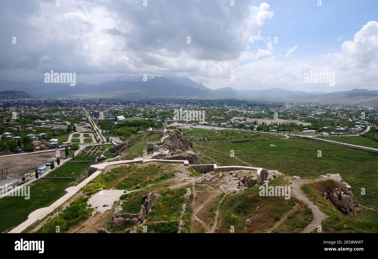Van Castle, located in the city of Van, Turkey, was built during the ...
