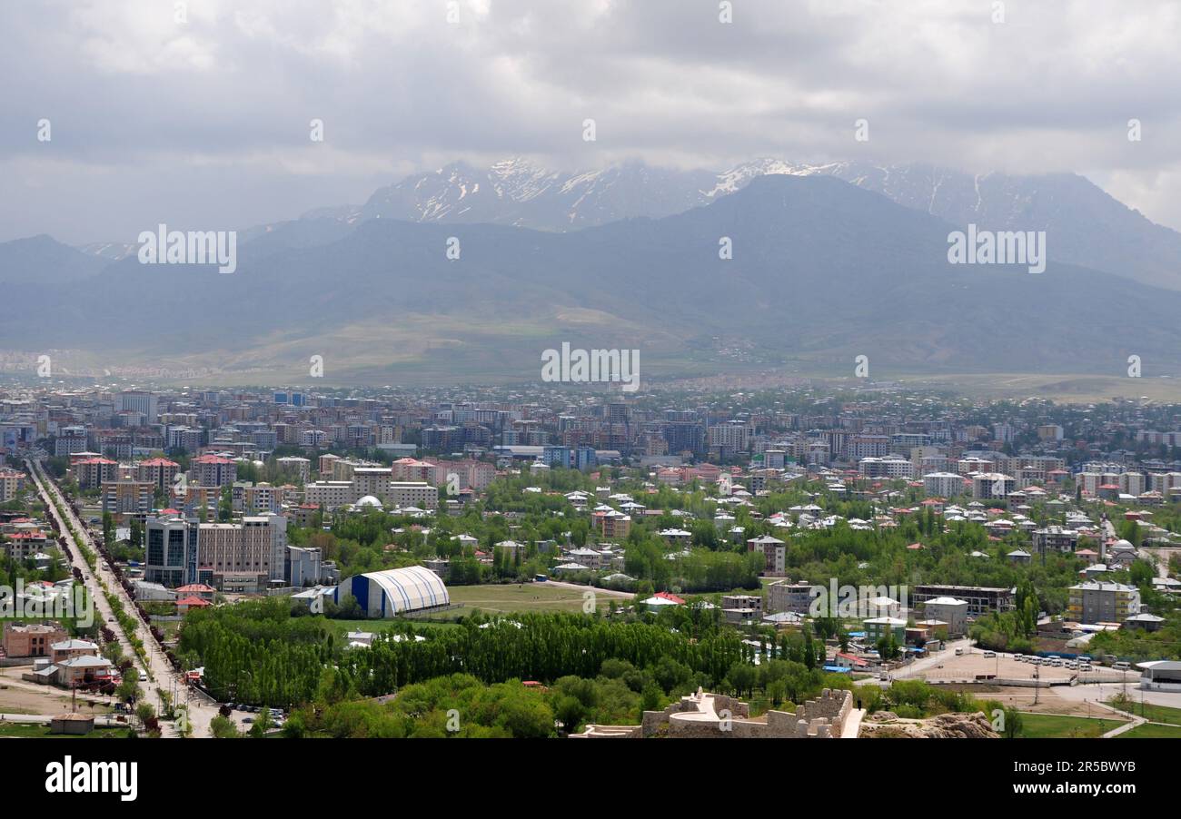 Van Castle, located in the city of Van, Turkey, was built during the ...