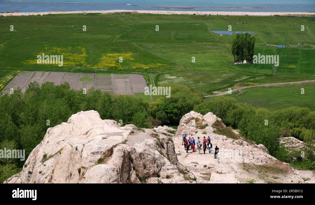 Van Castle, located in the city of Van, Turkey, was built during the ...