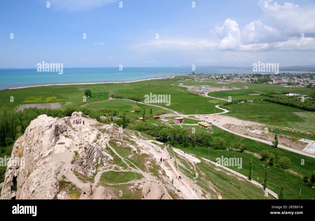 Van Castle, located in the city of Van, Turkey, was built during the ...