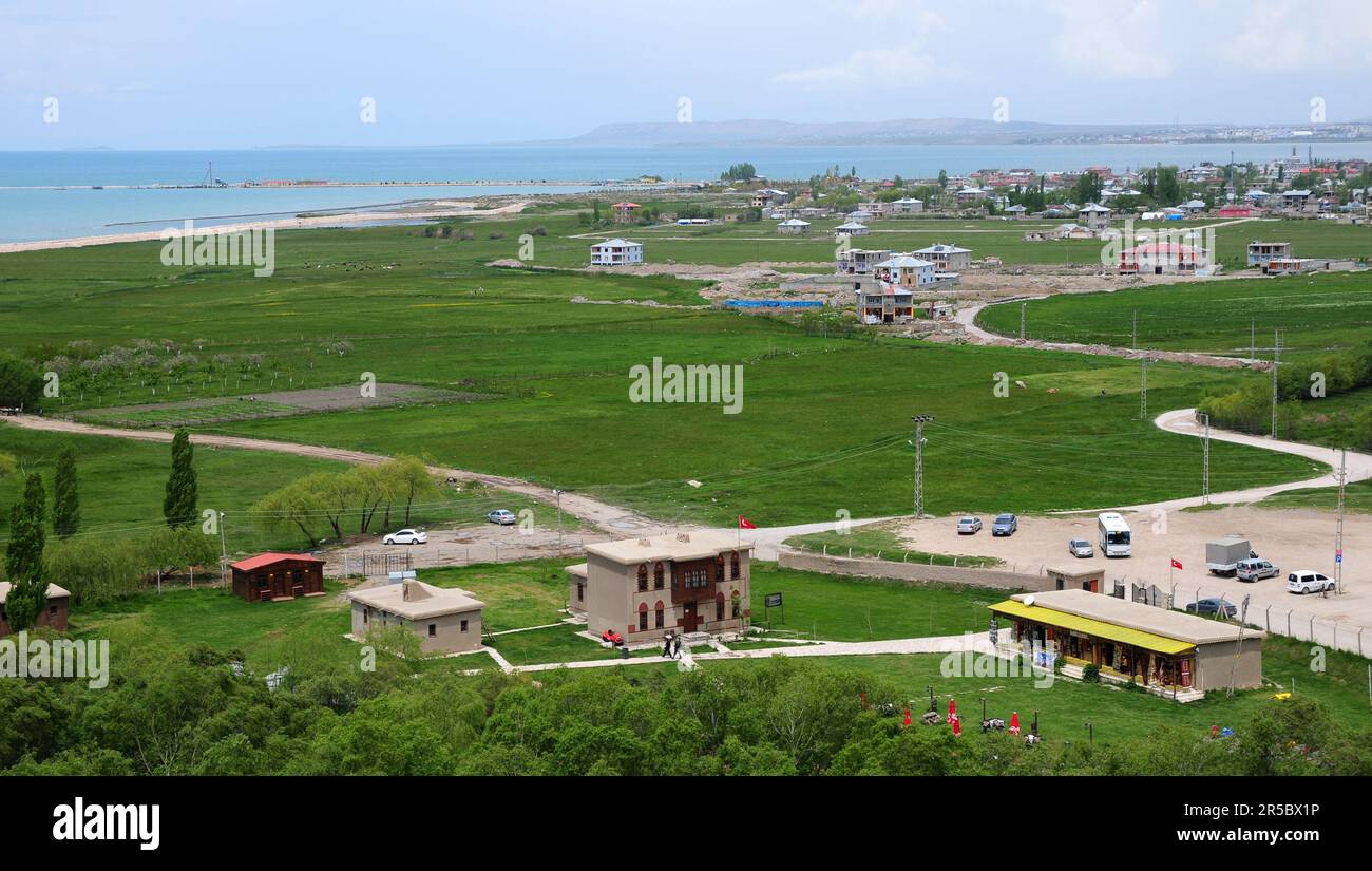 Van Castle, located in the city of Van, Turkey, was built during the ...