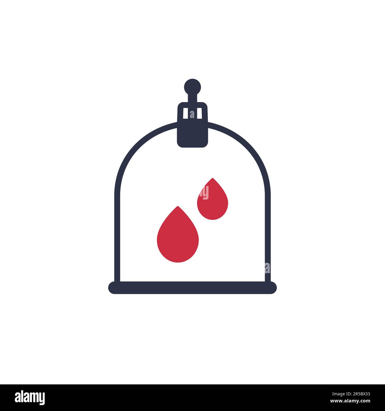 Hijama cupping therapy icon on white Stock Vector Image & Art - Alamy