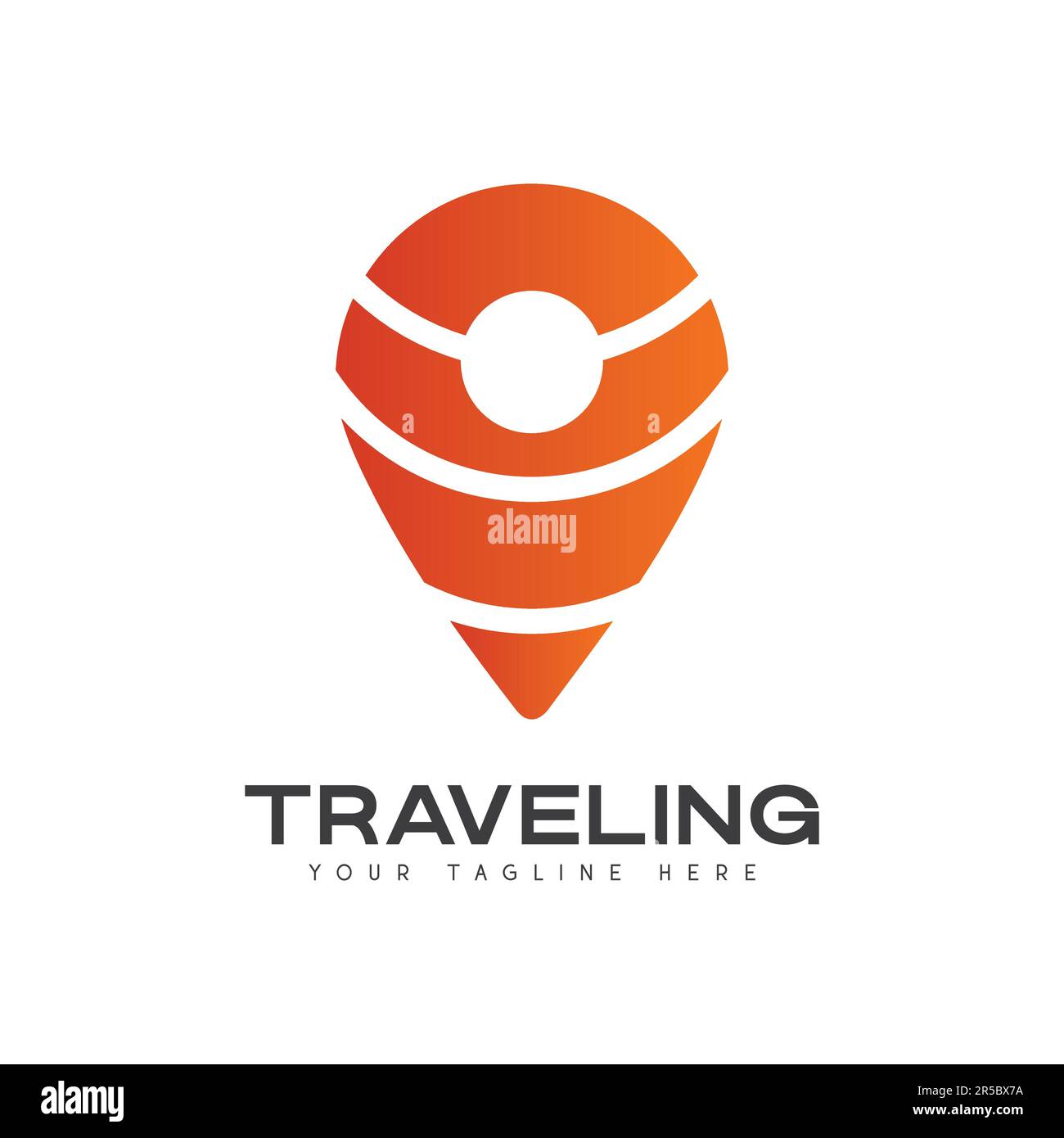 Modern Traveling Location Logo Design Destination Pick Location ...