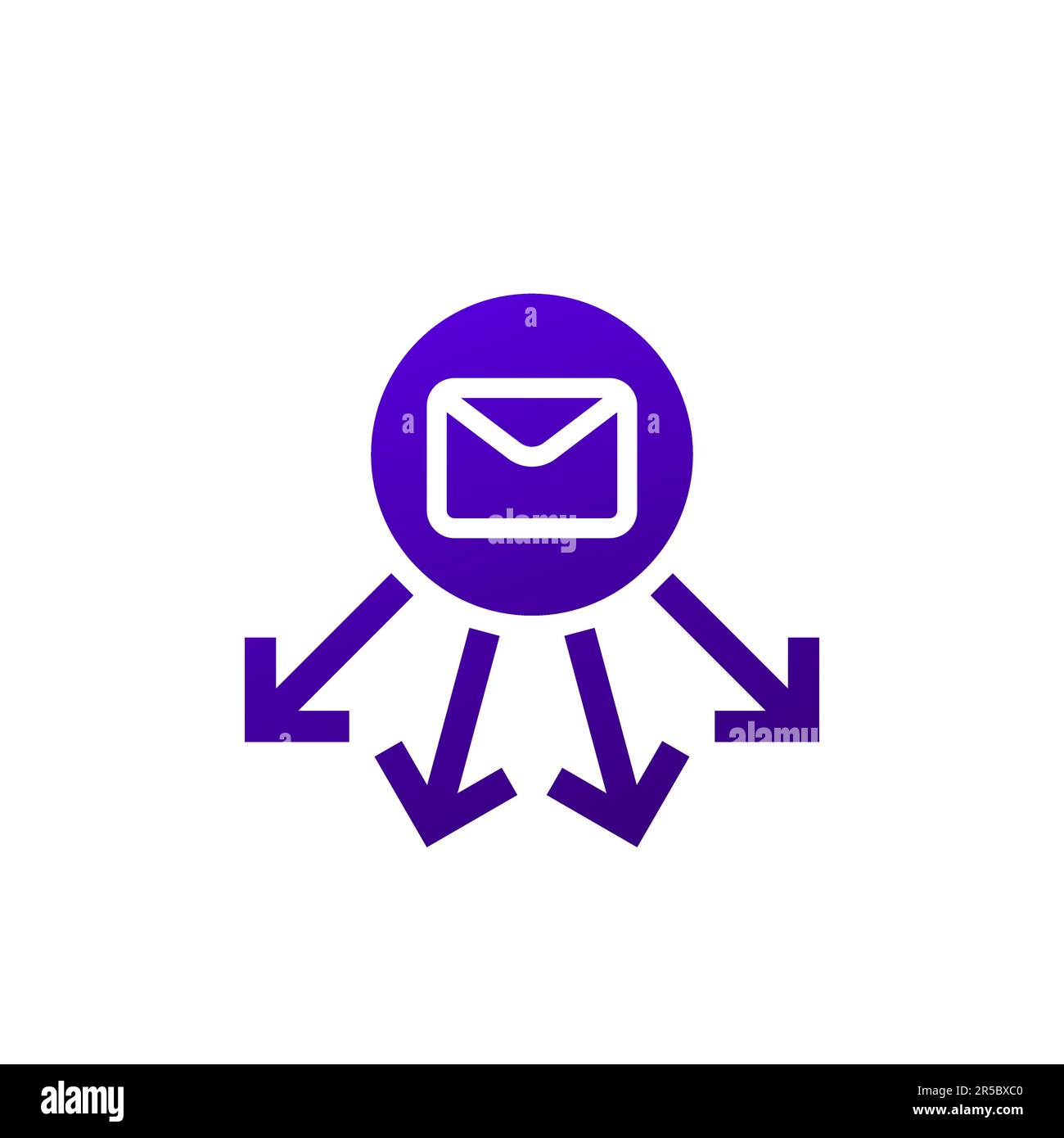 email service, mail distribution icon Stock Vector Image & Art - Alamy