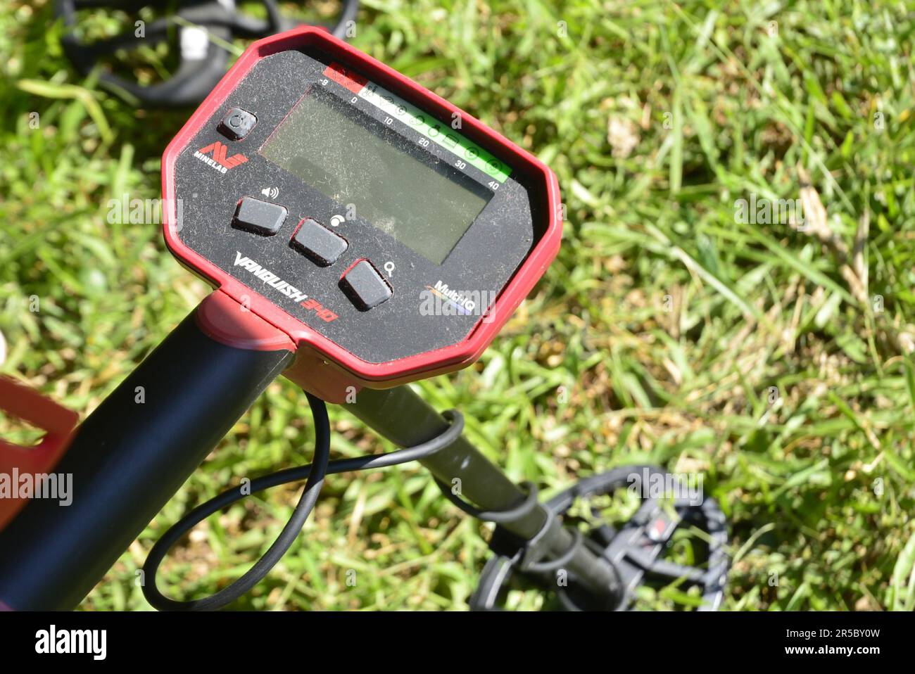 Detector equipment used to find buried objects and find coins, medals ...