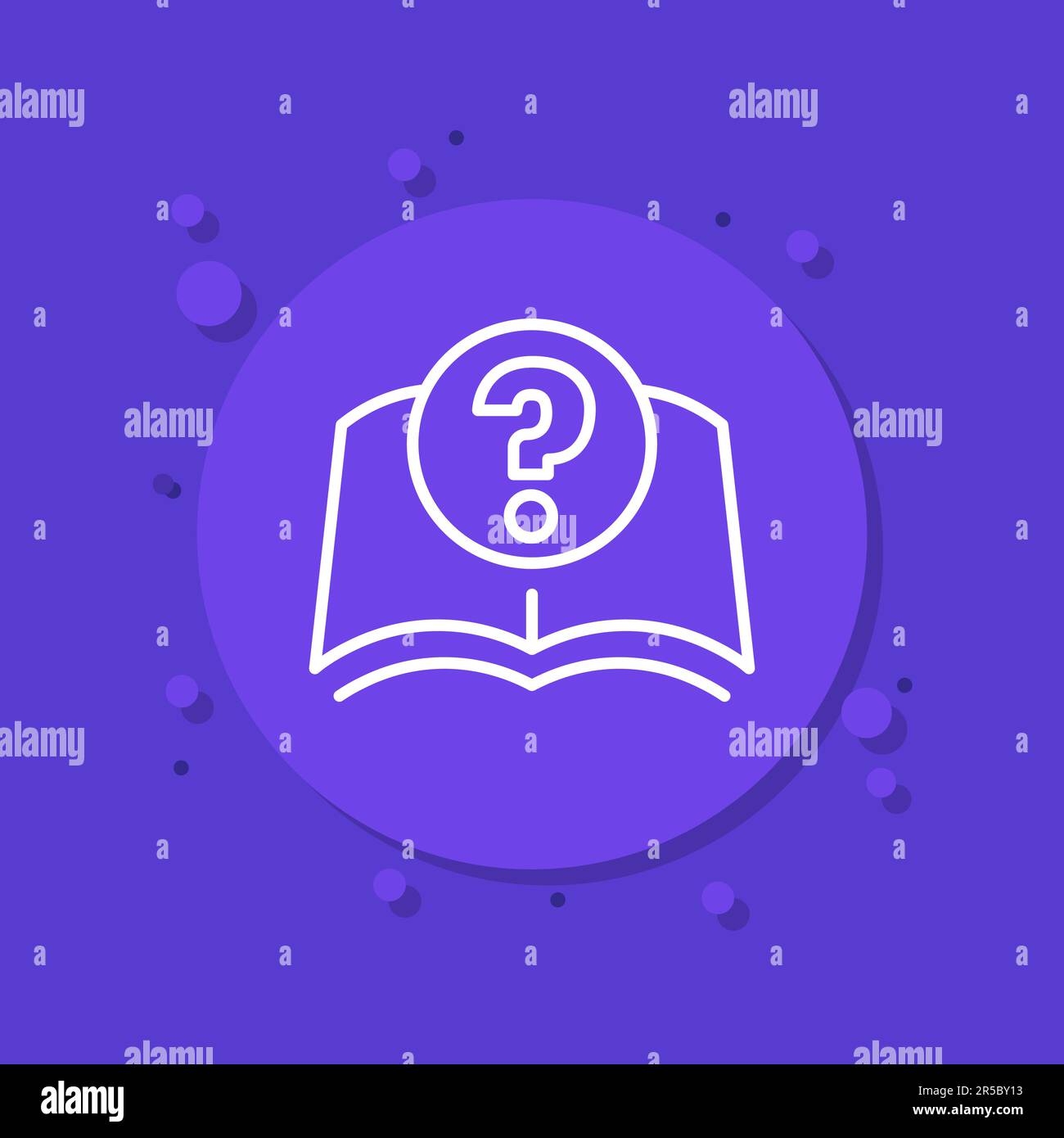 Open book icon manual tutorial Stock Vector Images - Alamy