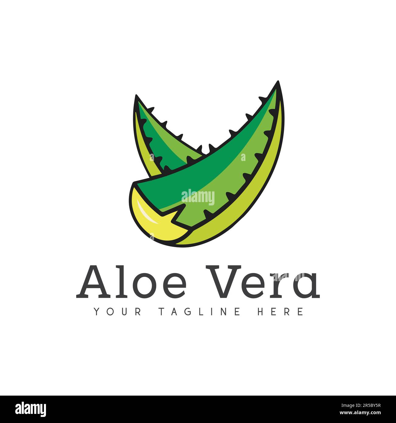 Aloe vera flower Stock Vector Images - Alamy