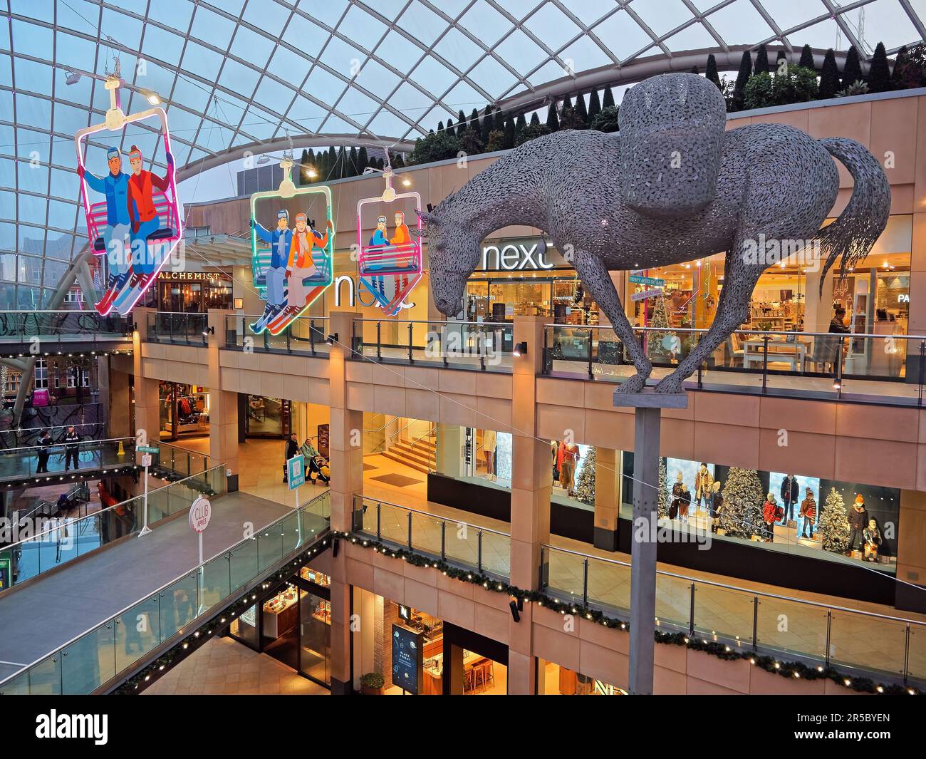 UK, West Yorkshire, Leeds, Trinity Leeds Shopping and Leisure Centre ...