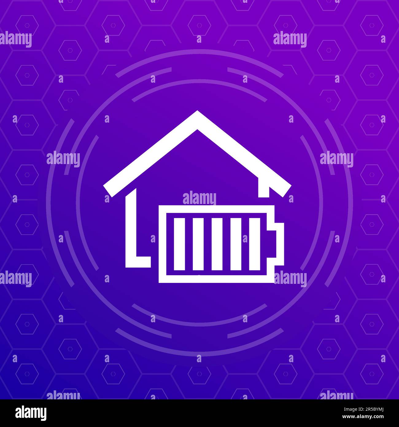 home battery, backup system vector icon Stock Vector Image & Art - Alamy