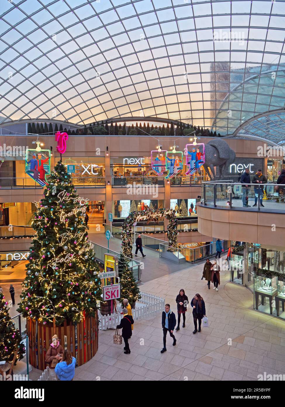 UK, West Yorkshire, Leeds, Trinity Leeds Shopping and Leisure Centre ...