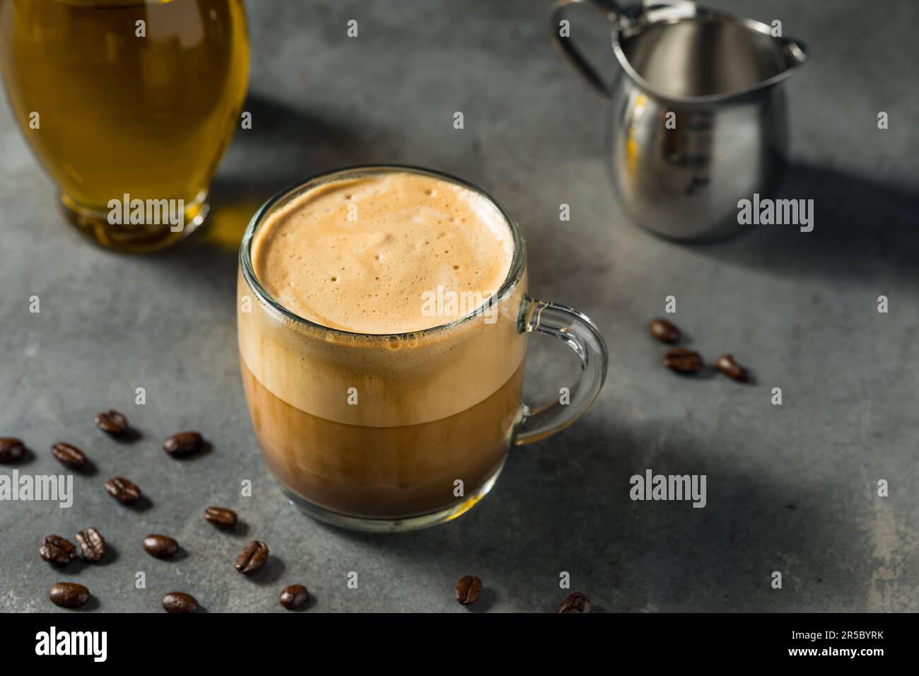 Oleato Olive Oil Coffee in a Mug Stock Photo - Alamy