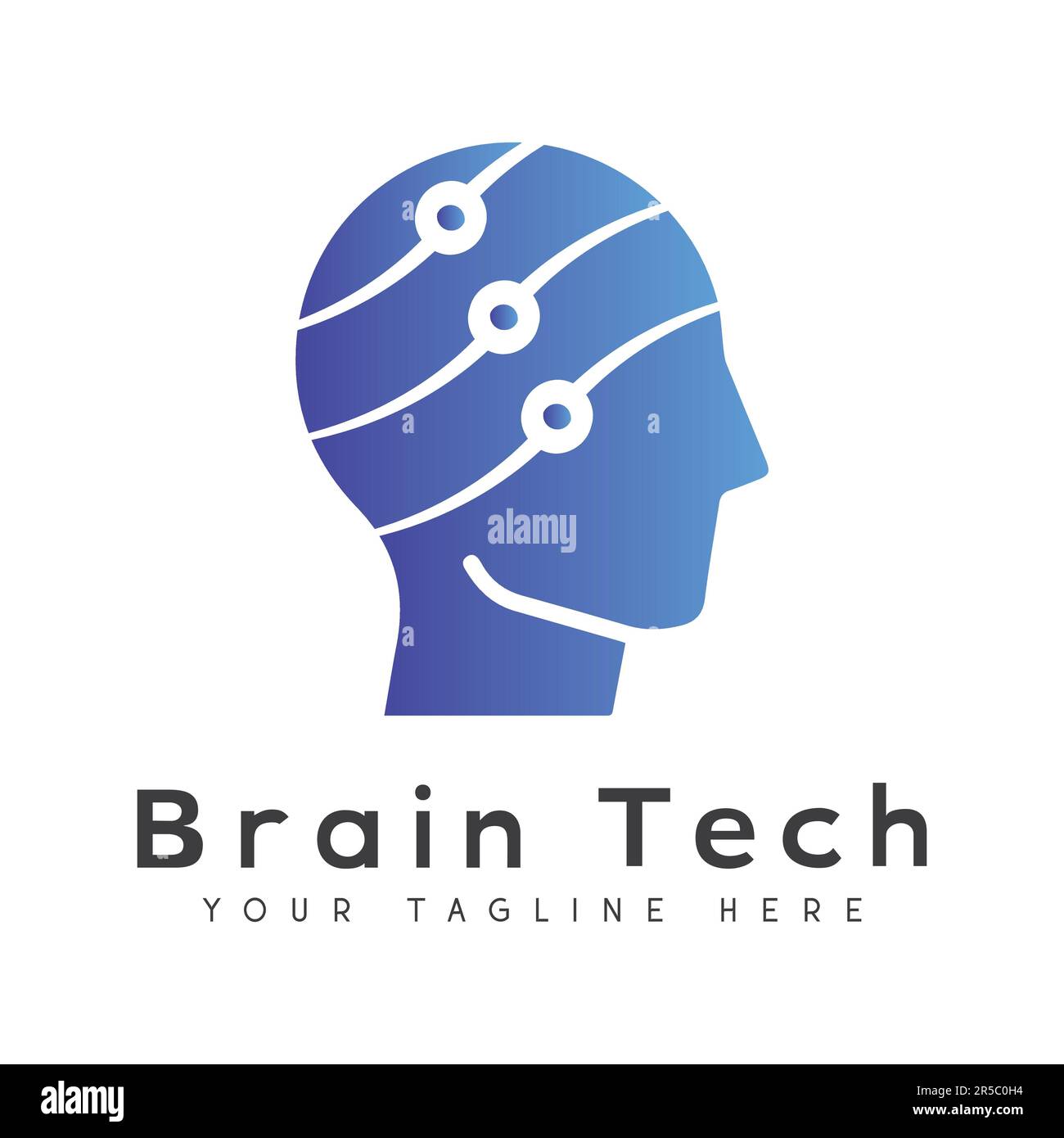 Human technology logo Stock Vector Images - Alamy