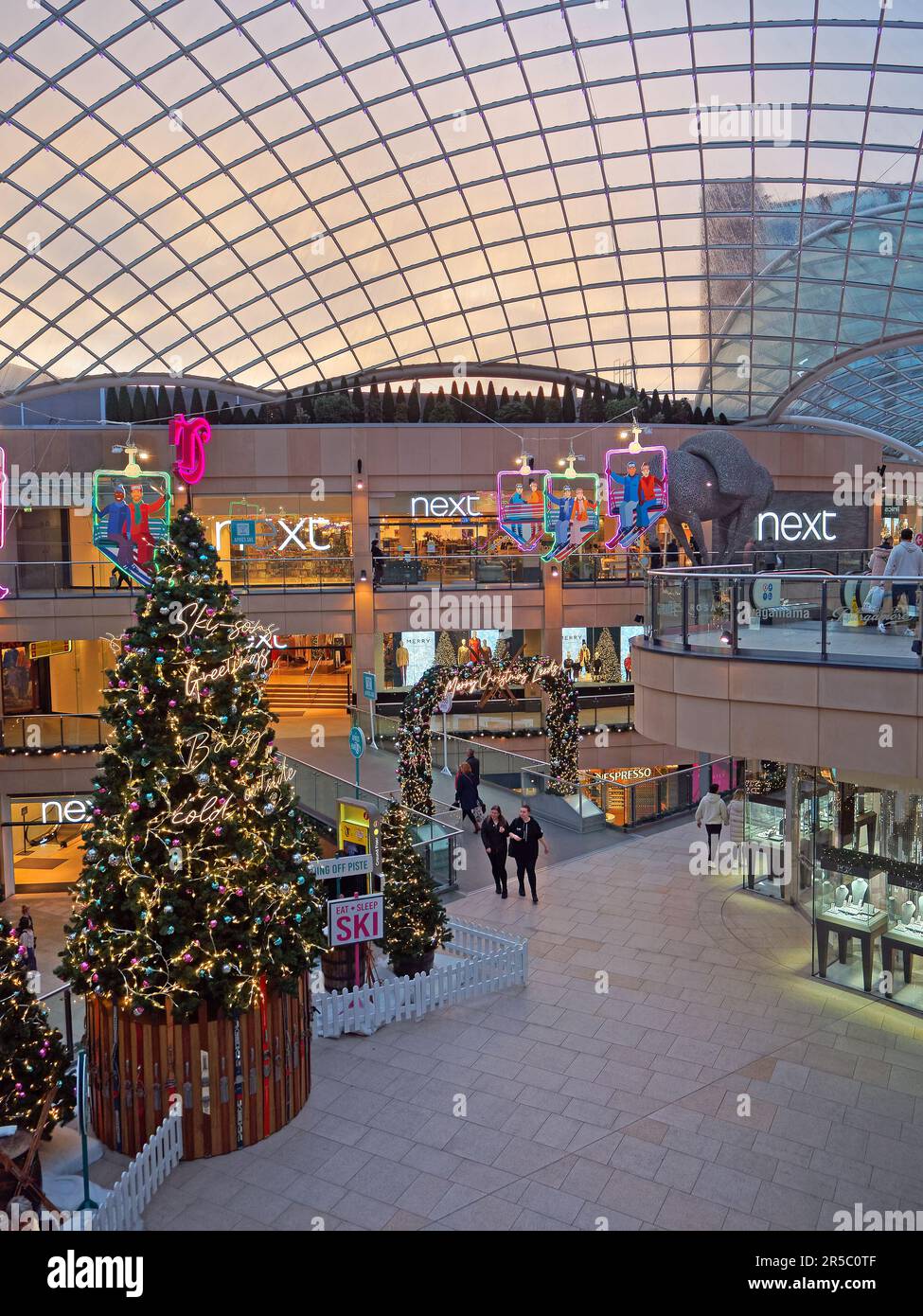 UK, West Yorkshire, Leeds, Trinity Leeds Shopping and Leisure Centre ...