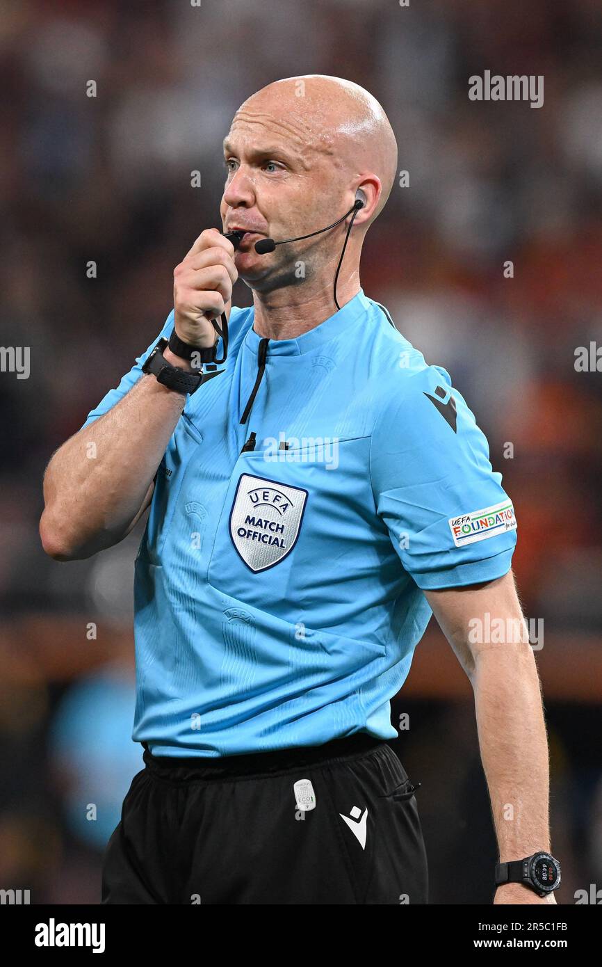 Budapest, Hungary. 31st May, 2023. Puskas Arena, 30.05.23 Referee Mr ...