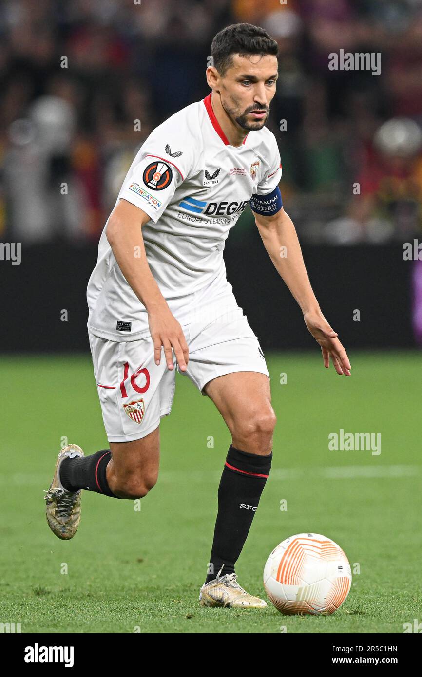 Budapest, Hungary. 31st May, 2023. Puskas Arena, 30.05.23 Jesus Navas ...