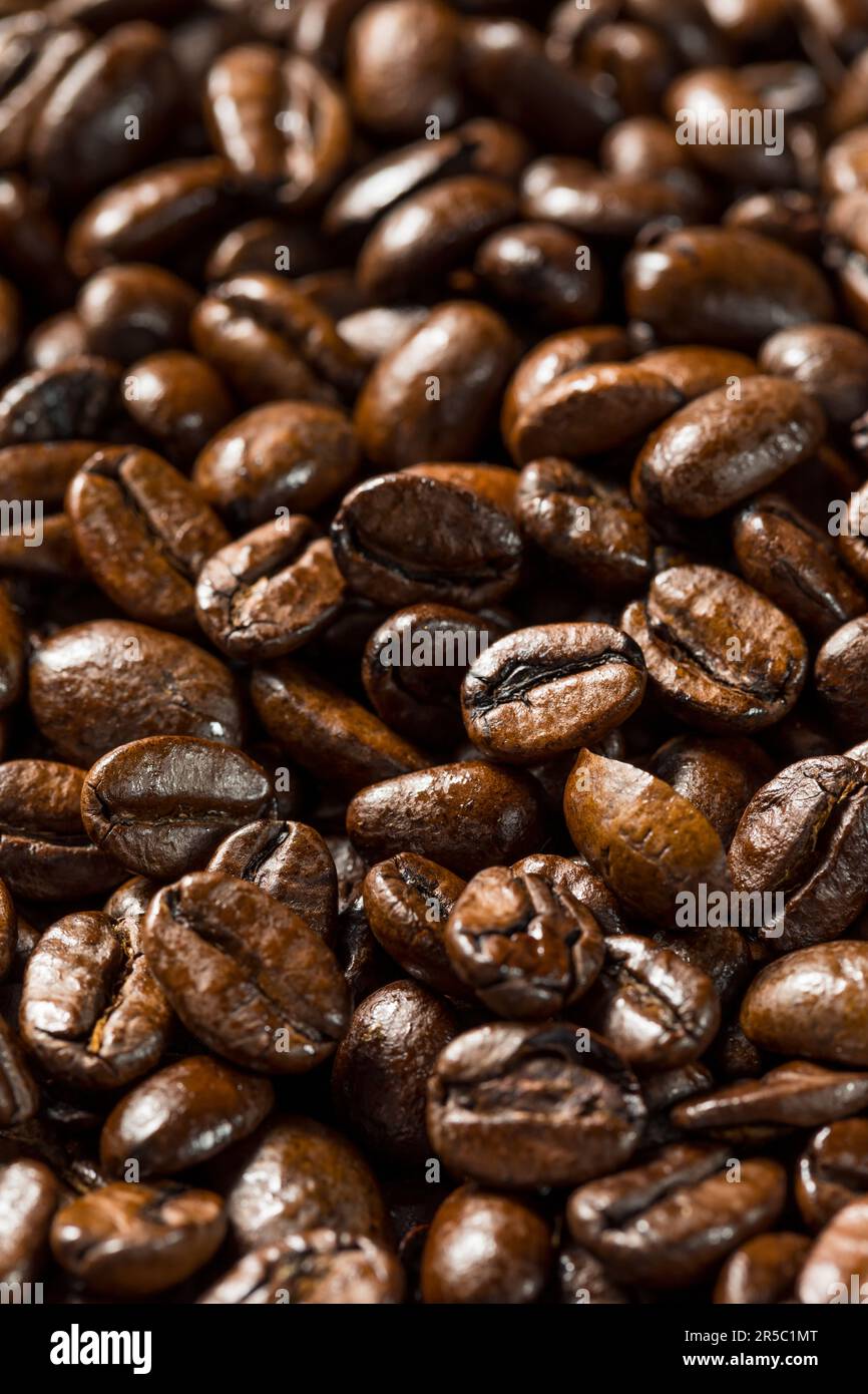 Organic Roasted Espresso Coffee Beans in a Bowl Stock Photo - Alamy