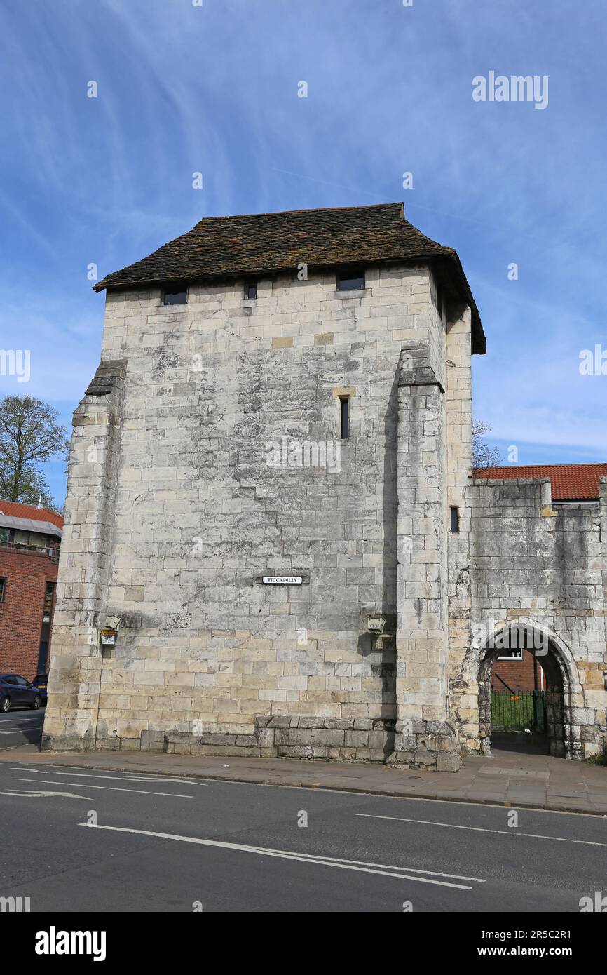 Fishergate Postern Tower, Piccadilly, York, North Yorkshire, England ...