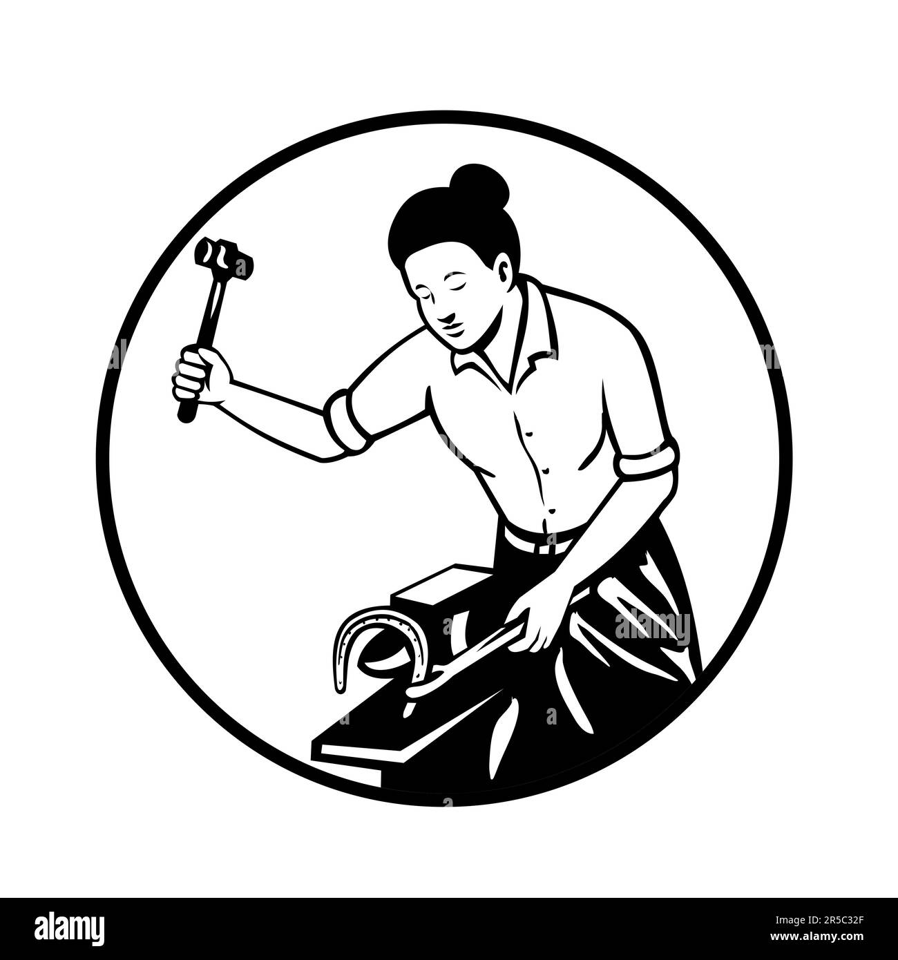 Indian Blacksmith Clipart