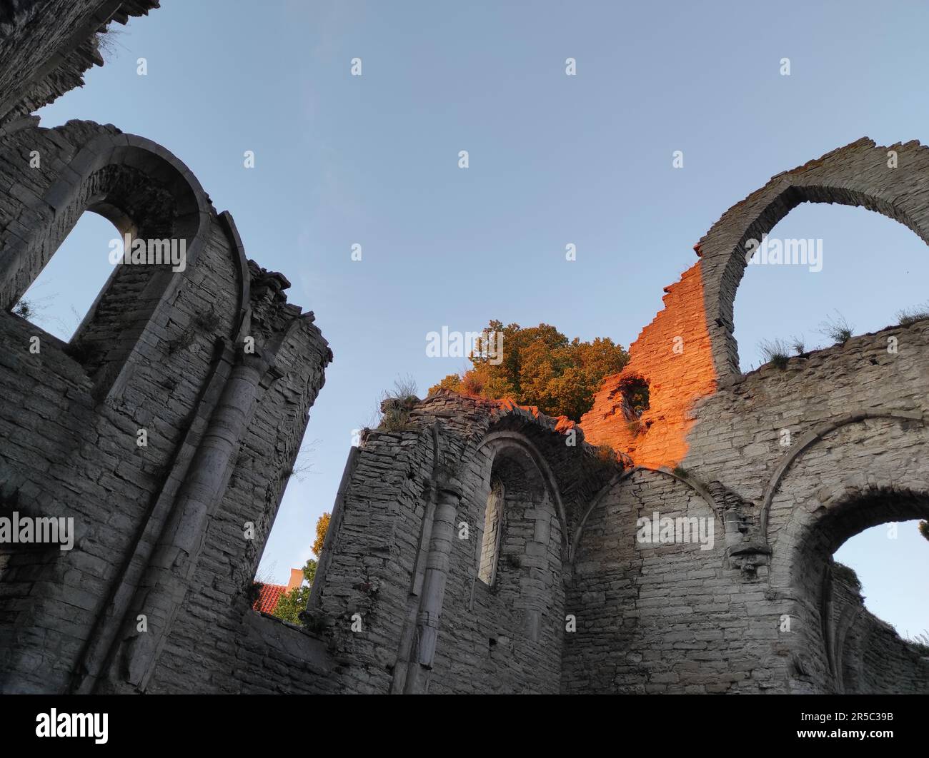 An expansive structure featuring grand architectural elements such as ...