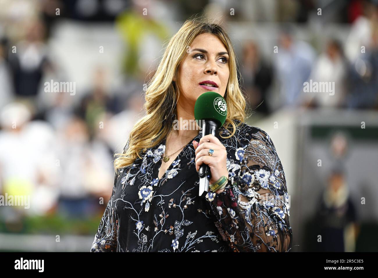 Marion Bartoli during the French Open, Grand Slam tennis tournament on ...