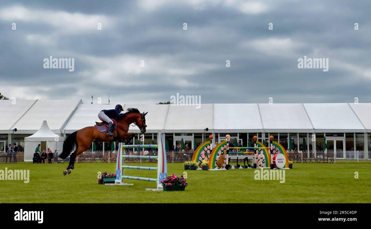 Show Jumping Event Stock Photo - Alamy