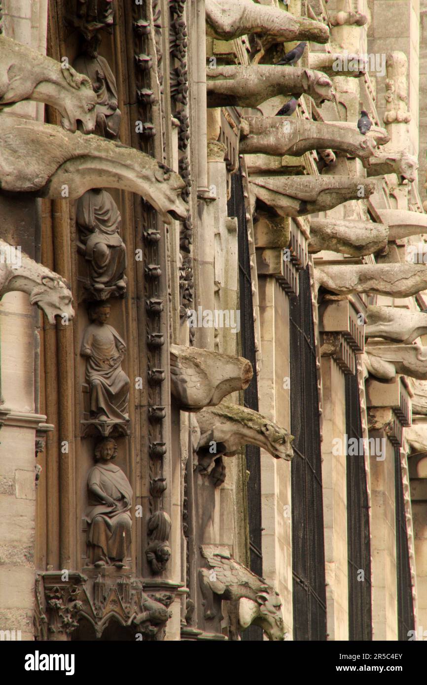 An ornate building with intricate carvings and architectural features ...