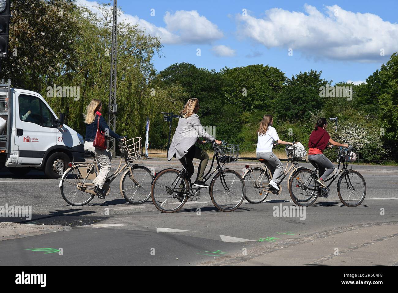 02 June 2023 /Danes ride bike s fitness and fstest transport system and ...