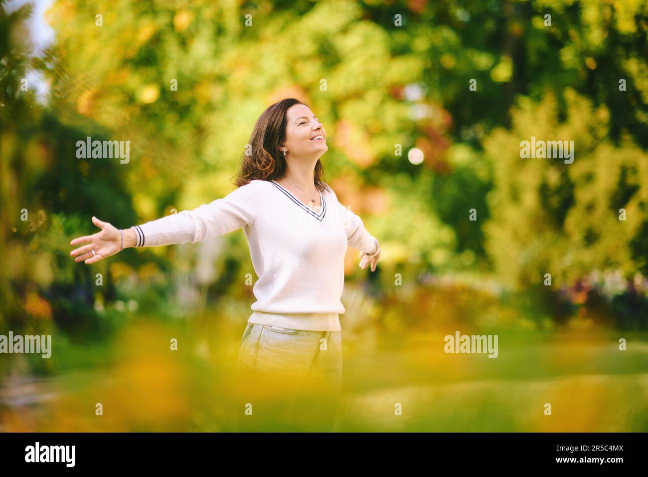 Beautiful 45 year old woman hi-res stock photography and images - Alamy