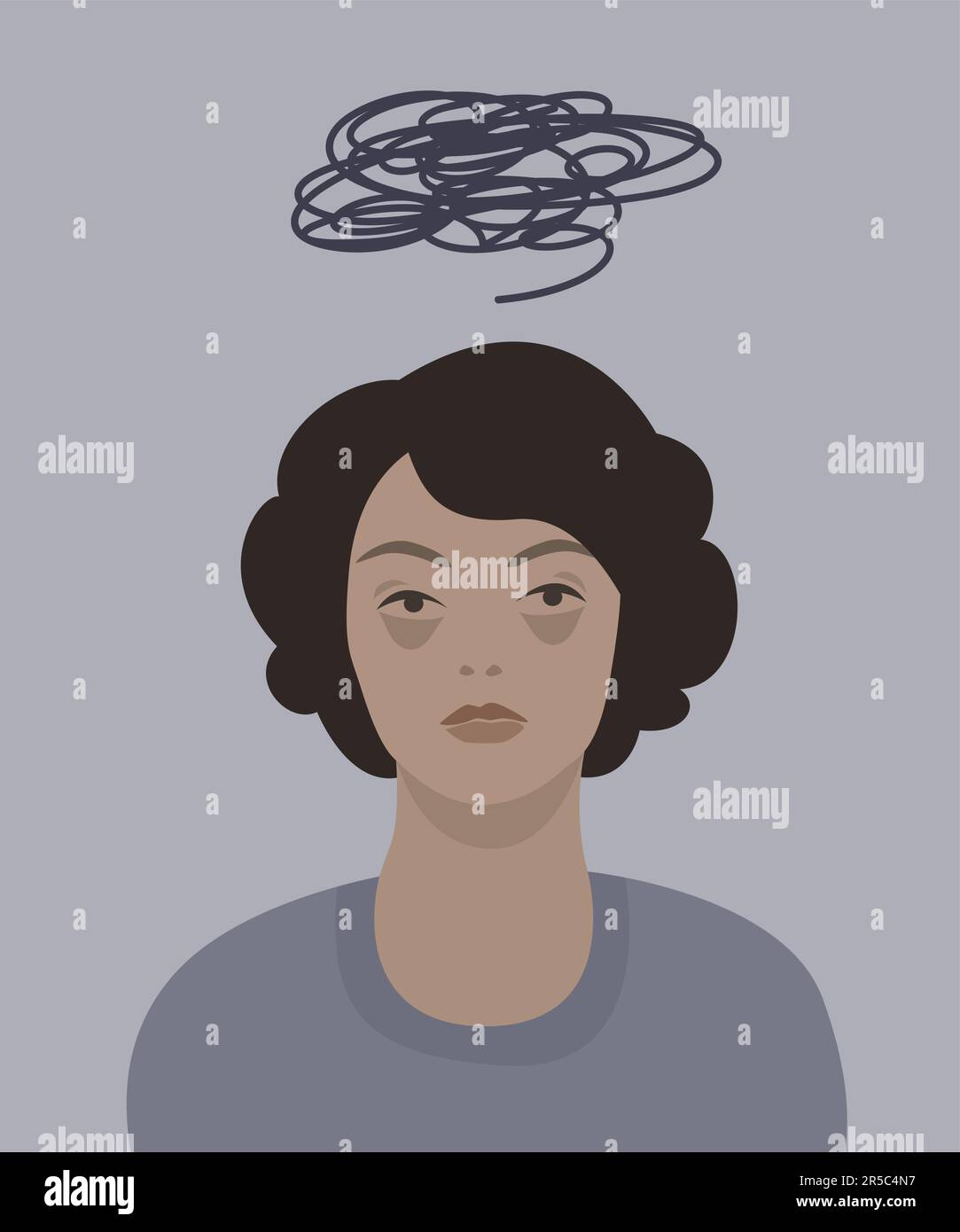 Tangled up Stock Vector Images - Alamy