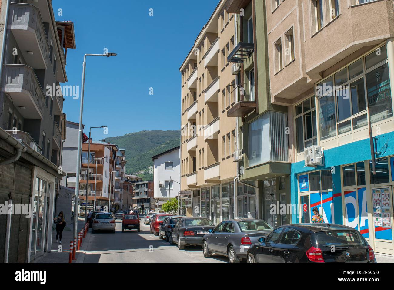 Aerial view of city street yugoslavia hi-res stock photography and ...
