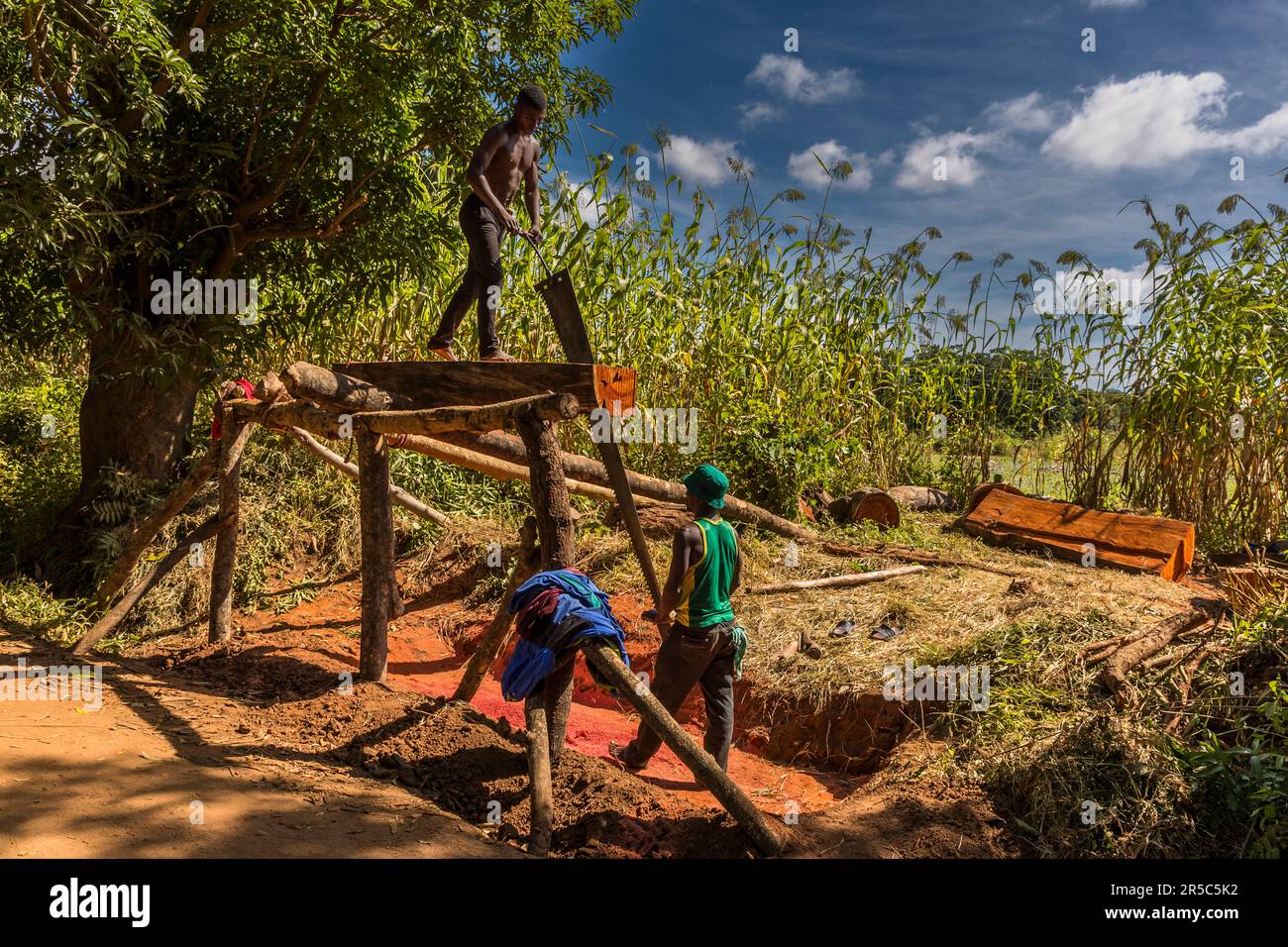 Malawi road rural hi-res stock photography and images - Alamy
