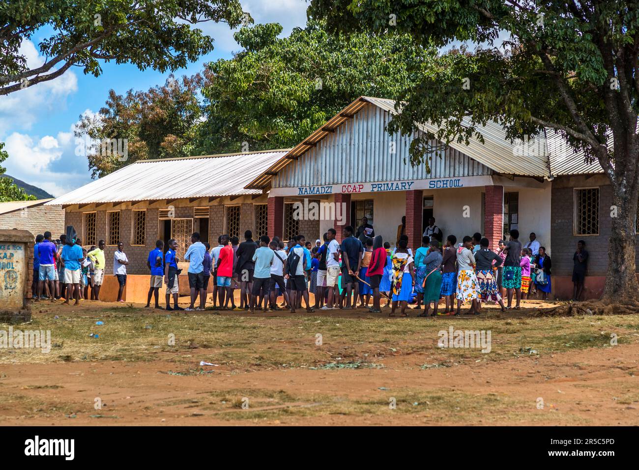 Primary School in Chitimbe, Malawi Stock Photo - Alamy