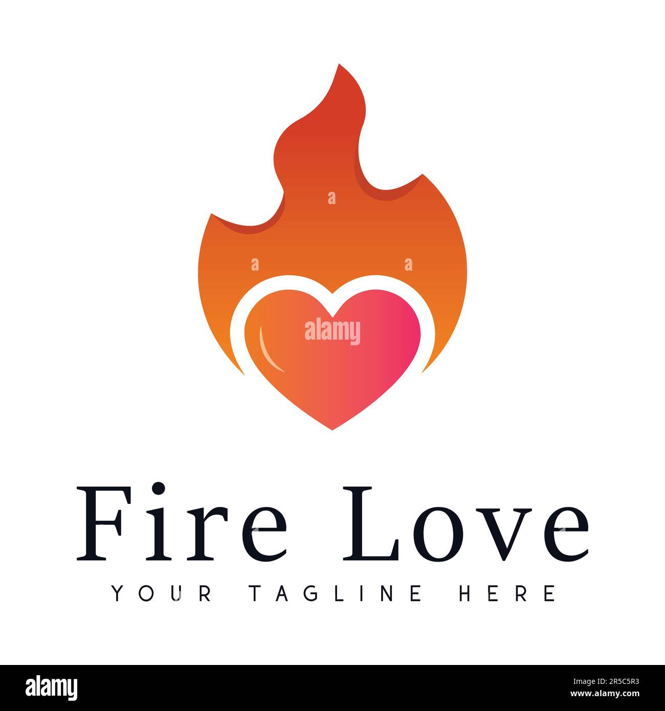 Fire of love Cut Out Stock Images & Pictures - Alamy