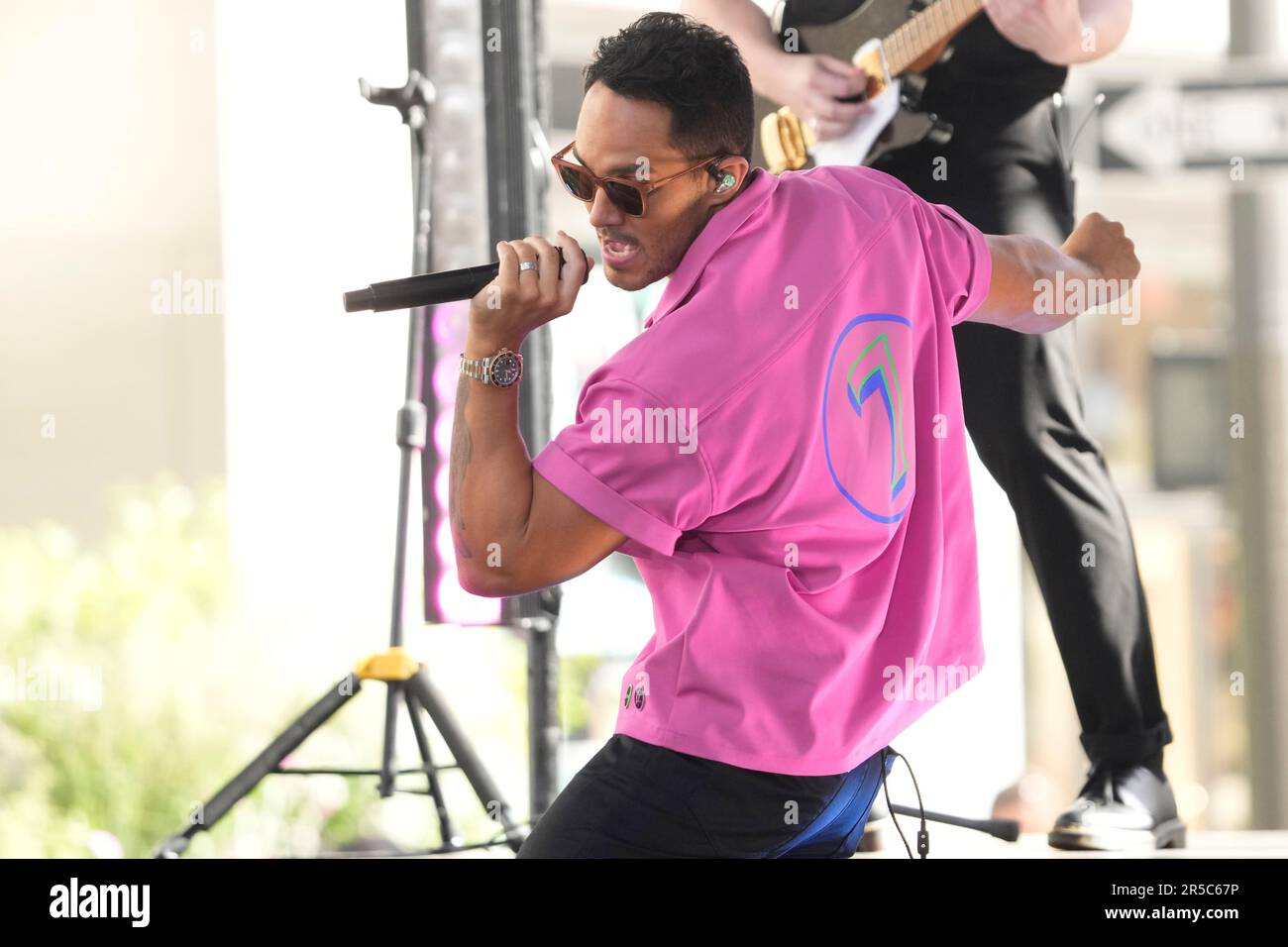 Big Time Rush member Carlos PenaVega performs on NBC's Today show at ...