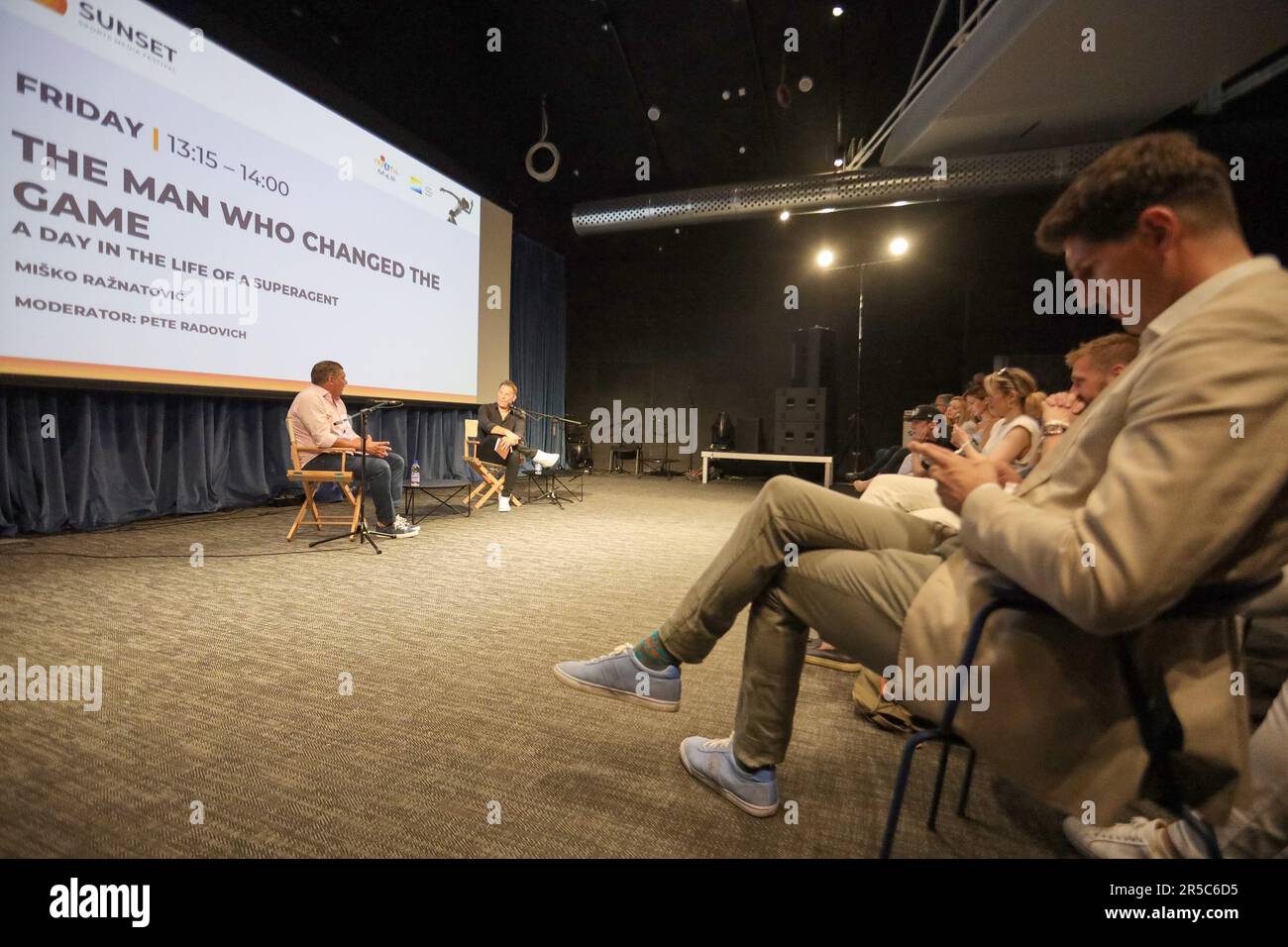 Zadar, Croatia. 02nd June, 2023. Misko Raznatovic, Serbian lawyer and ...