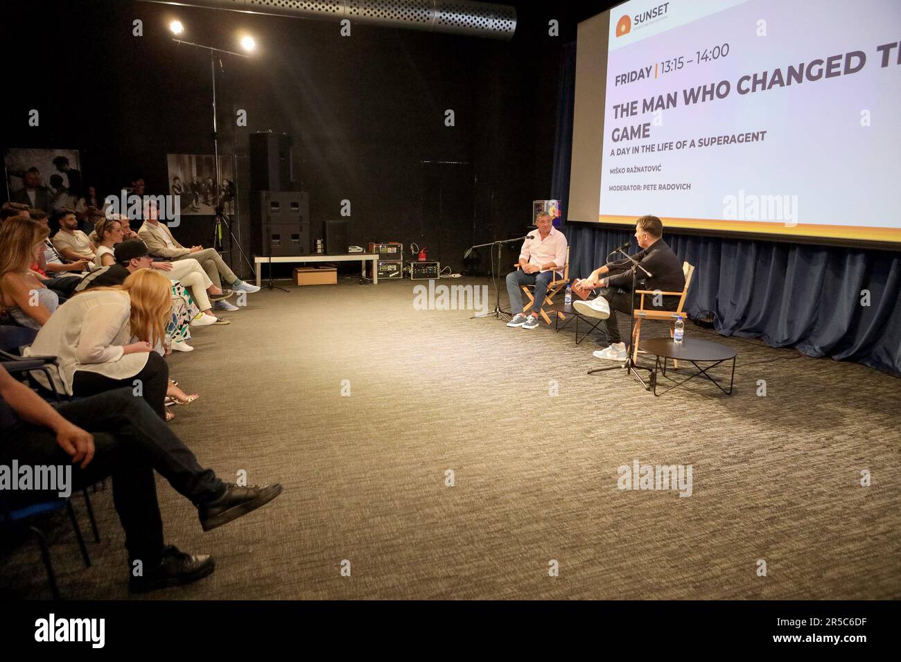 Zadar, Croatia. 02nd June, 2023. Misko Raznatovic, Serbian lawyer and ...