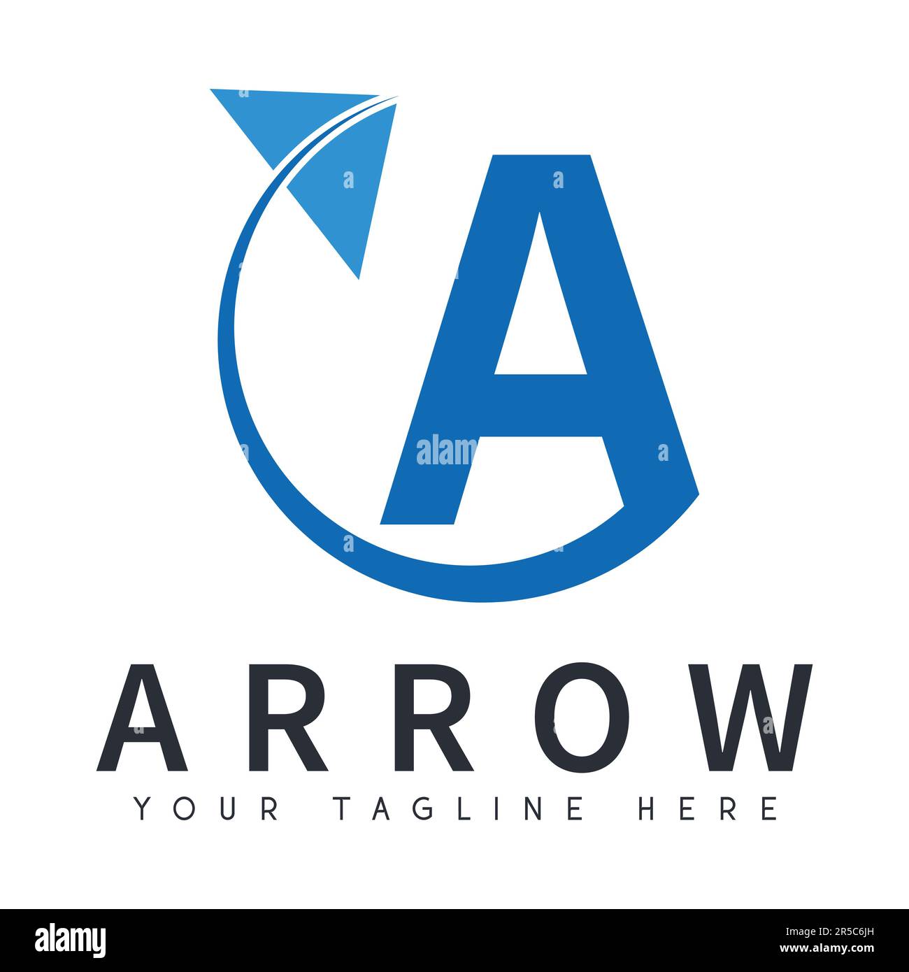 Arrow logo hi-res stock photography and images - Alamy