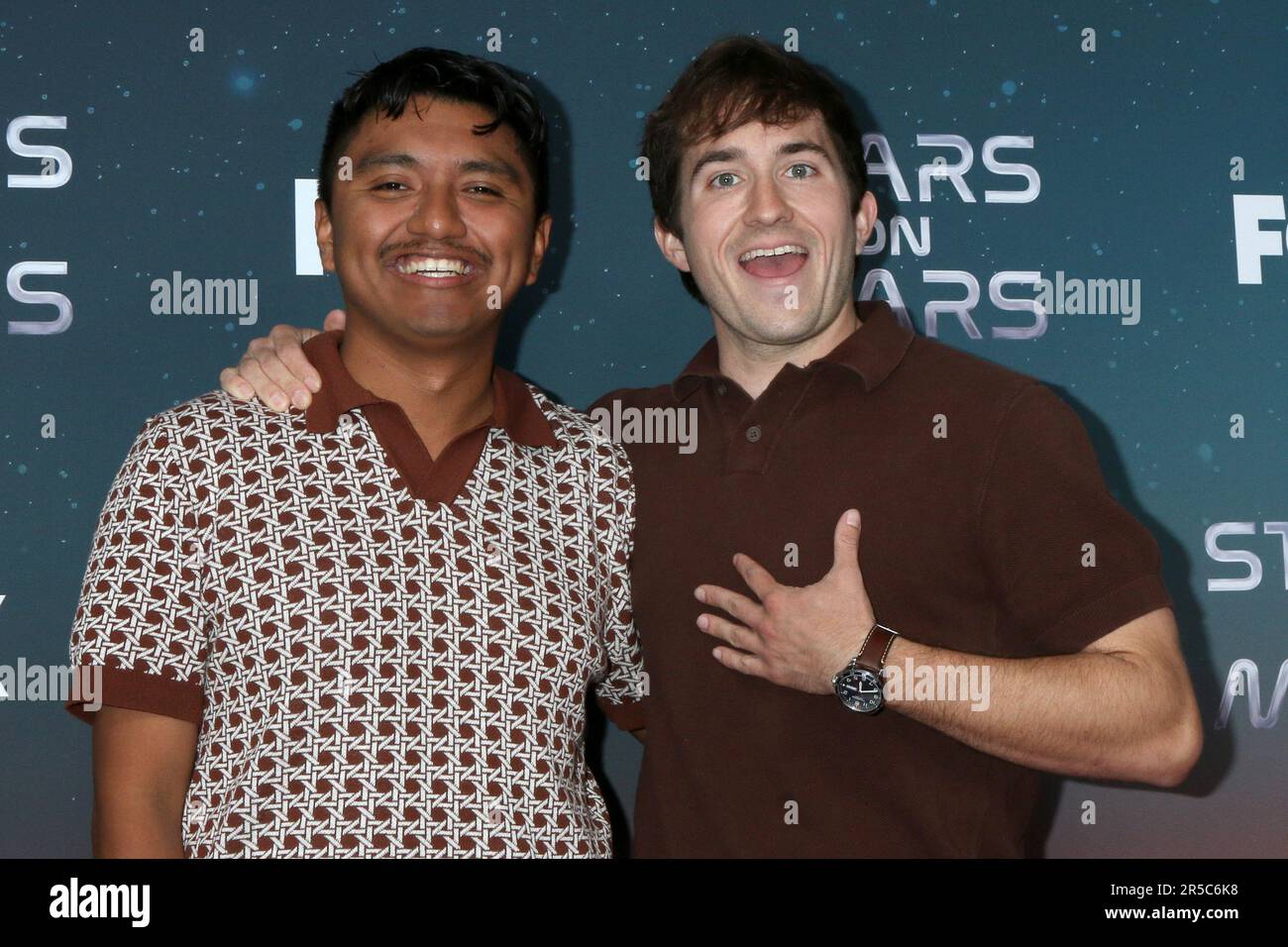 LOS ANGELES - JUN 1: Pablo Hernandez, Alex Maystrik at the FOX's Stars ...
