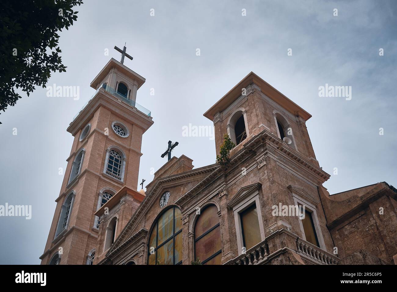 Maronite Cathedral of Saint George, Beirut Stock Photo - Alamy