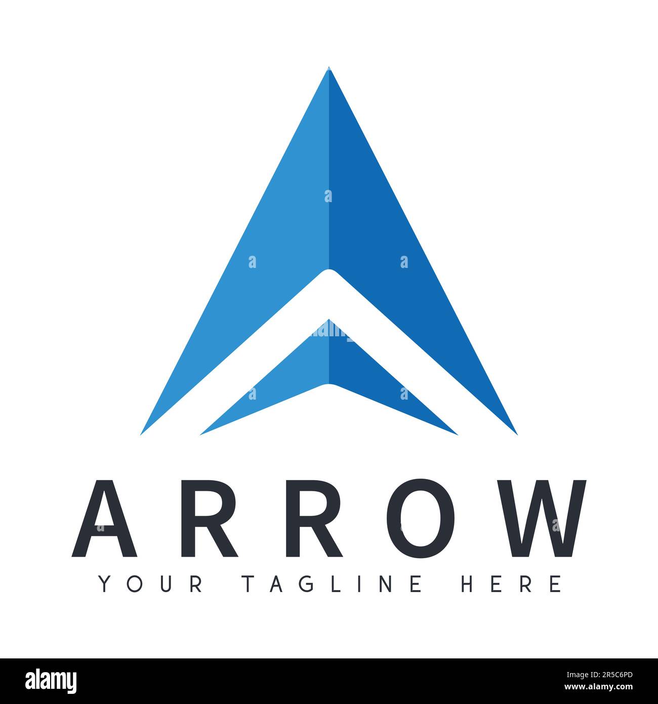 Arrow logo hi-res stock photography and images - Alamy